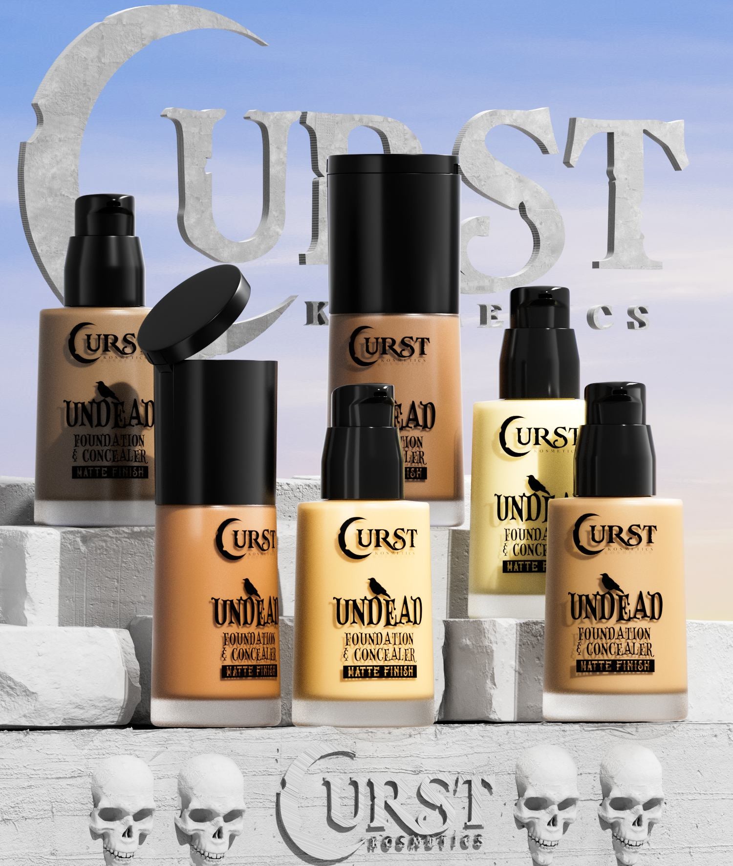 UNDEAD™ Foundation and Concealer – Curst kosmetics