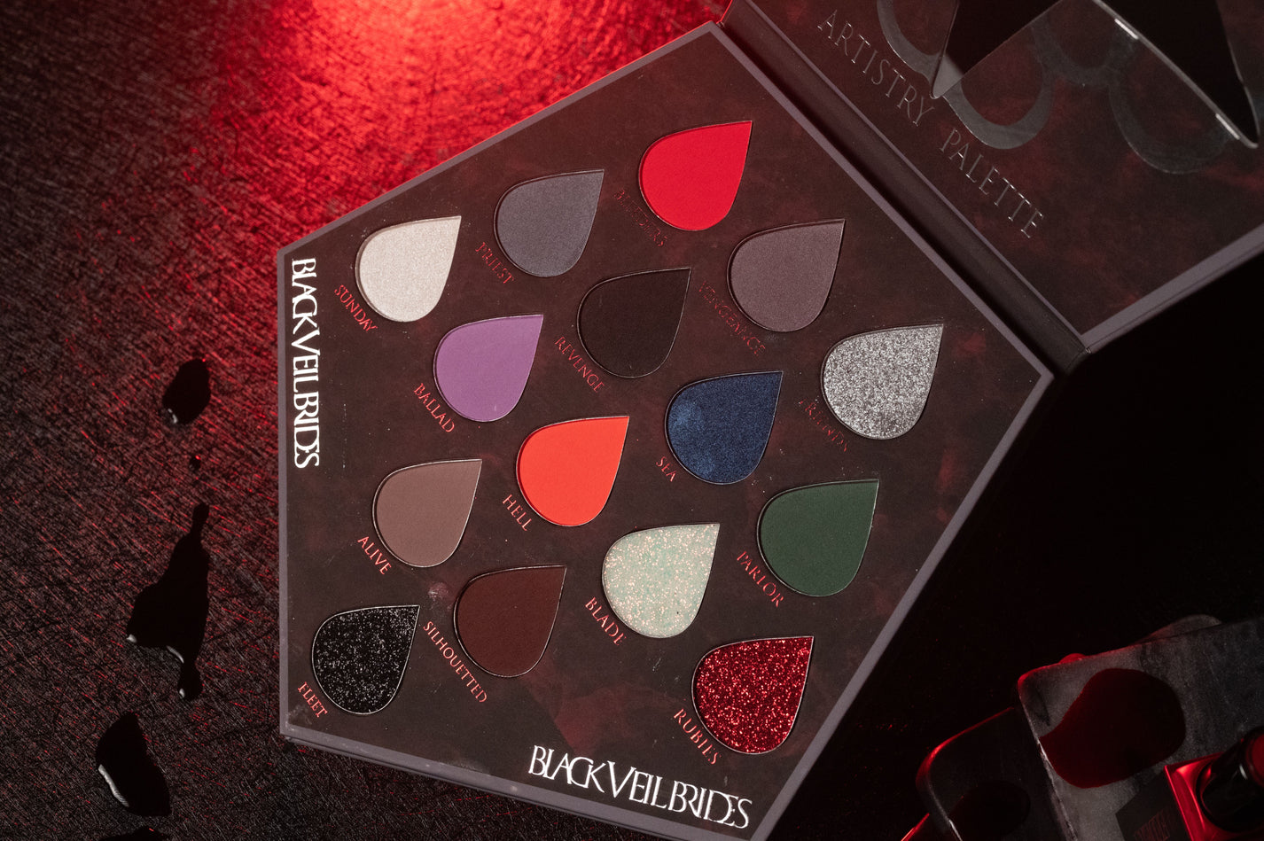 Black Veil Brides BLEEDERS Artistry Palette – Curst kosmetics